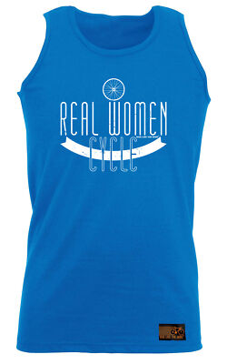 Cycling Rltw Real Women Cycle Funny Gift Novelty Tank Top Vest Singlet ...