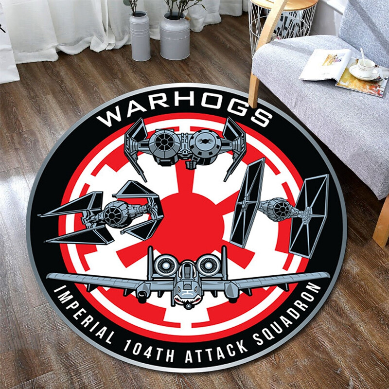 Star Wars Round Floor Mat Non-slip Doormat Chair Cushion Area Carpet ...