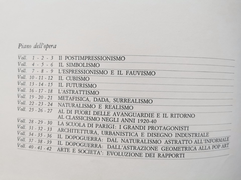 L'ARTE MODERNA vol. 11 il cubismo parte seconda Fratelli Fabbri | eBay