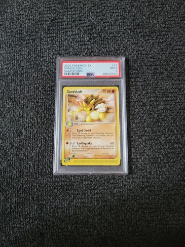 Pokémon EX Sandstorm Regular Finish Sandslash #21/100 eReader - PSA 9 ...