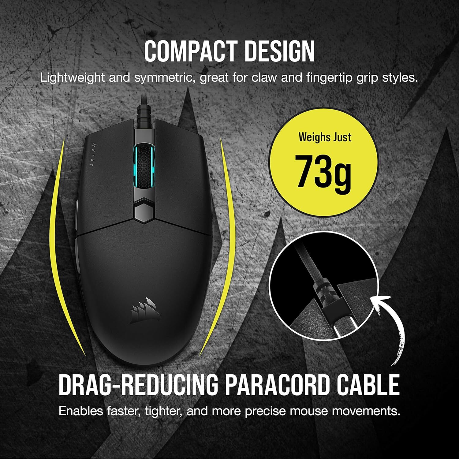 Corsair Katar Pro XT Ultra-Light Gaming Mouse- 18k DPI PixArt Optical ...