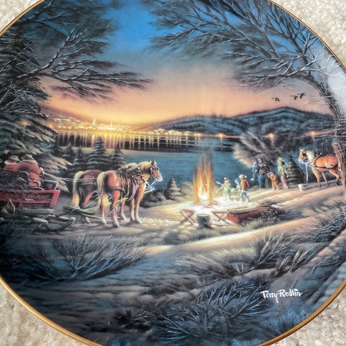 Terry Redlin, 2004 “Heartland Lights “ Collector plate Hadley - NEW | eBay