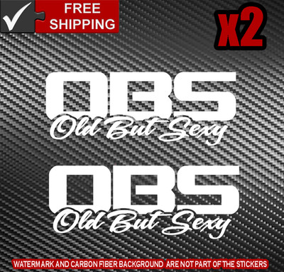 OBS Trucks x2 Decal Sticker Old Body Style Lifted Lowered Truck Crew ...