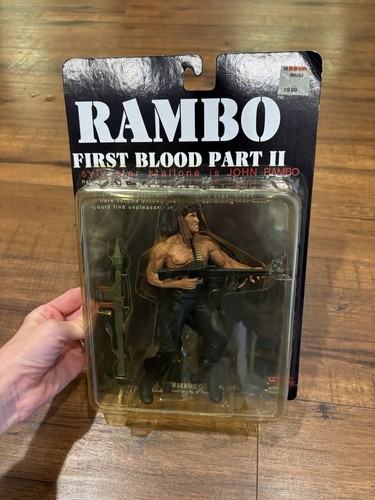 Rambo Figure 2001 First Blood Part II Sylvester Stallone Is John MOC ...