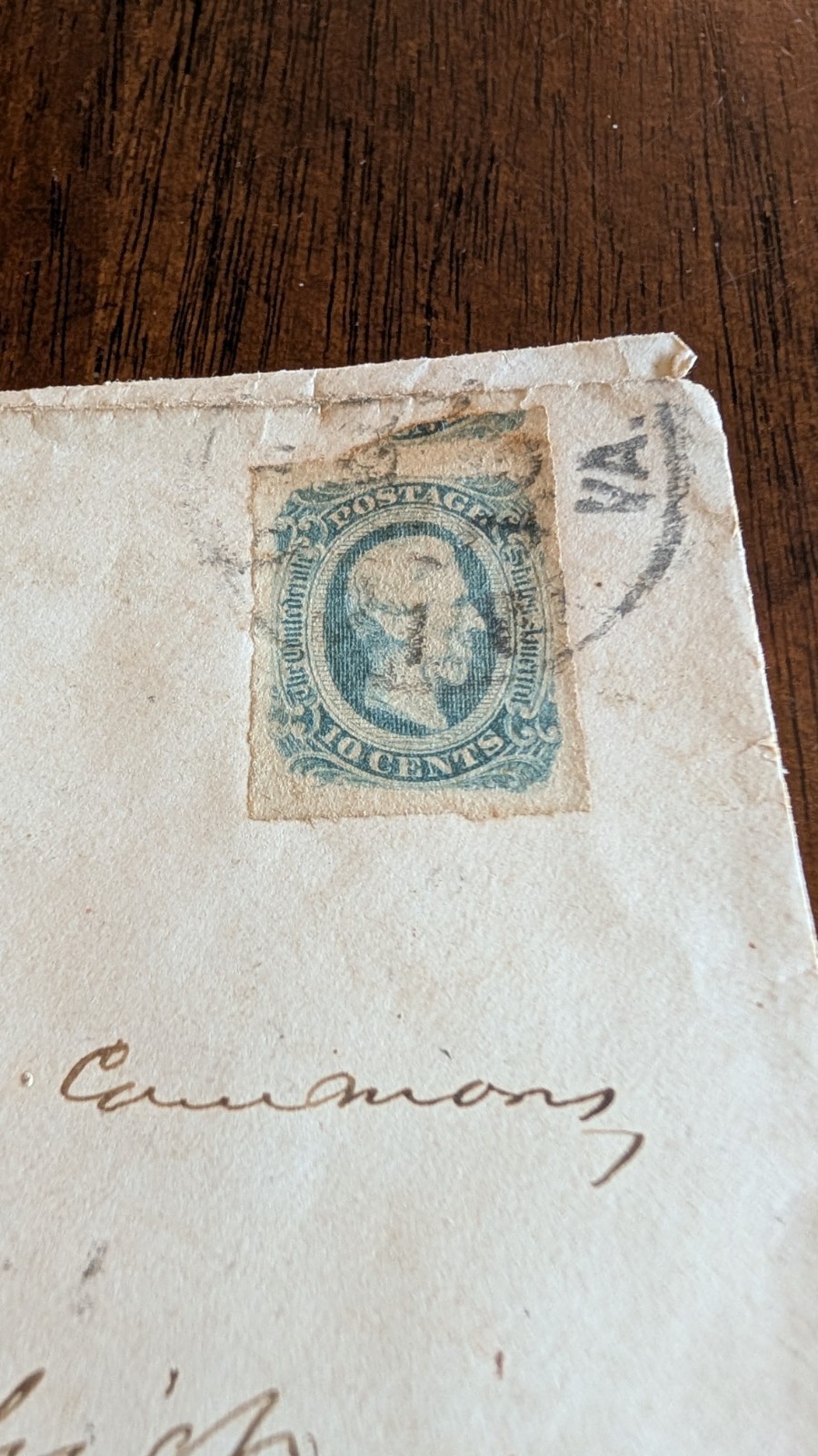 VTG 1800s Ephemera Envelope W/ Stamp Col. G.G. Erwin House Of Commons ...