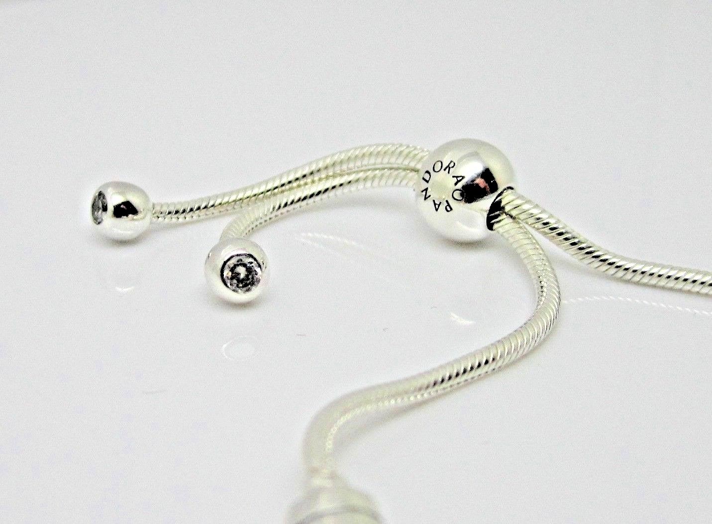 Pandora Moments Snake Chain Slider Bracelet (599652C01-2) for sale ...