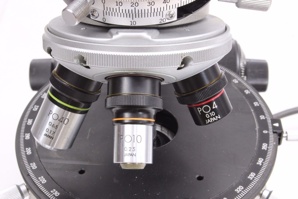 Olympus CH Petrographic POL Polarizing Monocular Microscope 4x 10x 40x ...