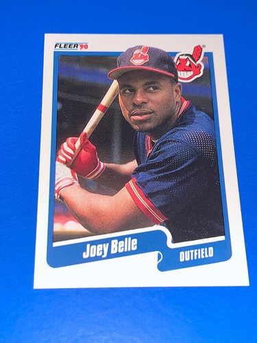 1990 Fleer Joey Albert Belle Rookie Card Cleveland Indians Set Break NM ...