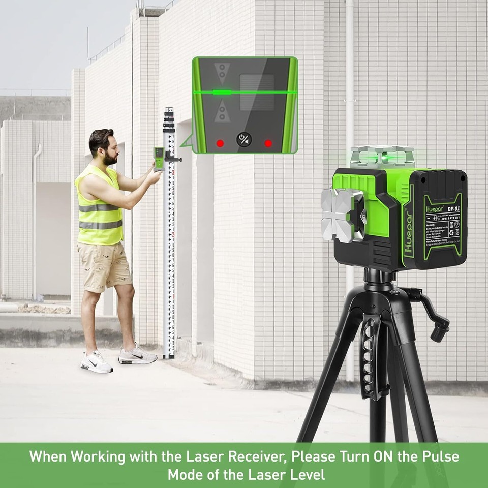 Laser Detector for Laser Level Digital Laser Receiver LR-8RG Increase ...