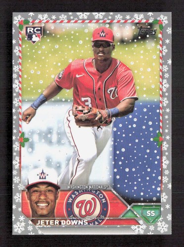 2023 Topps 2023 Topps Holiday #H103 Jeter Downs METALLIC SNOWFLAKE | eBay