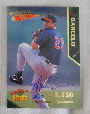 1995 Signature Rookies Signatures /5750 Marc Barcelo #6 Auto Baseball ...