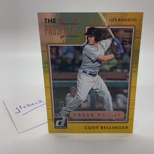 2017 Panini Donruss - The Prospects Cody Bellinger #TP-14 Press Proof ...