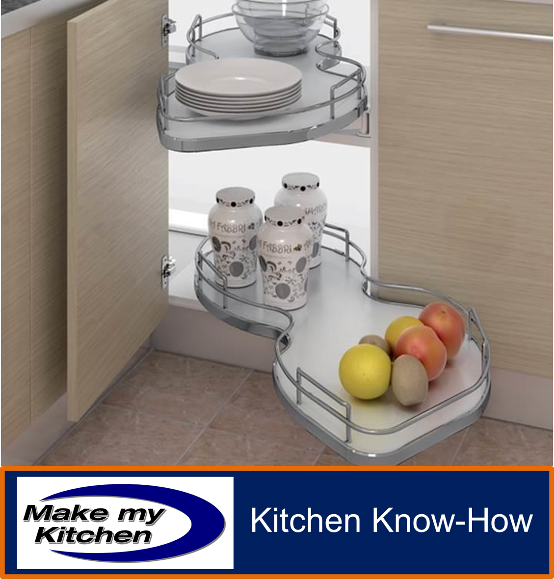 Lemans Corner Cabinet Storage 1000mm | Cabinets Matttroy