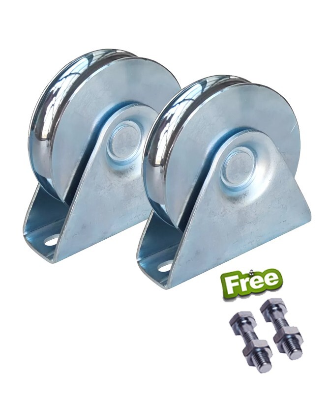 300KG Load SLIDING GATE KIT | Tracks, Rollers, Stopper, Wheels NEXT DAY ...