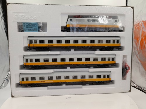 Roco 43047 Lufthansa Airport Express 4-teilig. BR 111 049-3 NEU in OVP ...