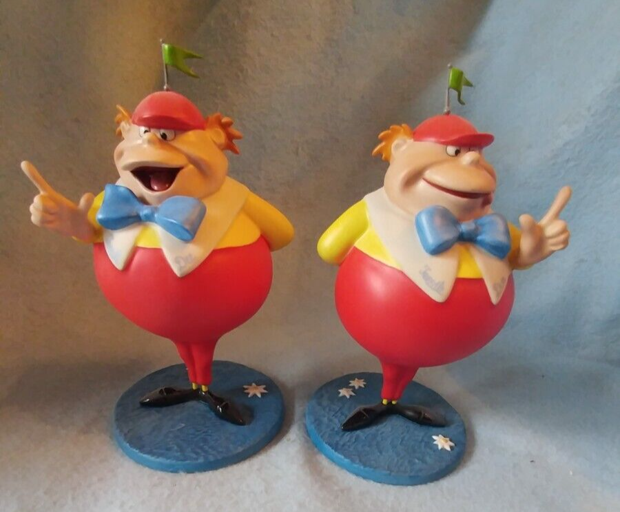 WDCC - Tweedledee & Tweedledum From Alice In Wonderland - RARE - SIGNED ...