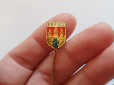 Praga Praha Prague Czechoslovakia Vintage Pin Badge | eBay