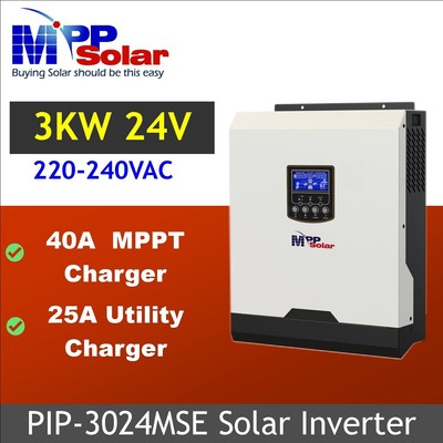 3kva 3000w 230v 24v MPP solar inverter MPPT with 40A MPPT charger max ...