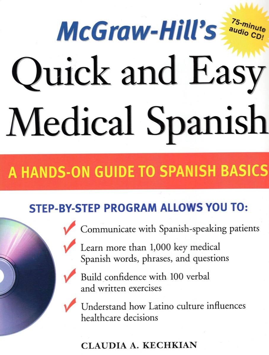 Spanish Medical Conversation Chart Spanish For Pediatric Medicine: A
