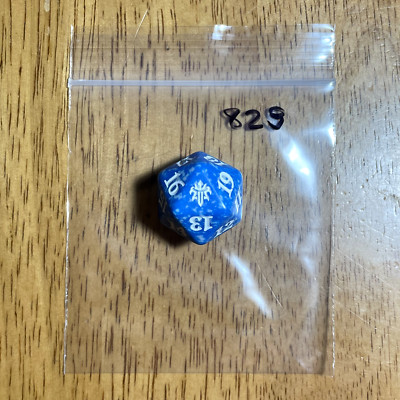 MTG d20 Spindown 20-sided Life Counter die dice Throne of Eldraine Blue ...