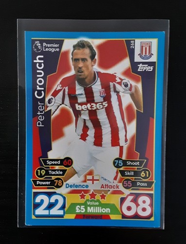 Peter Crouch #268 Match Attax Premier League 2017/18 Topps Card | eBay