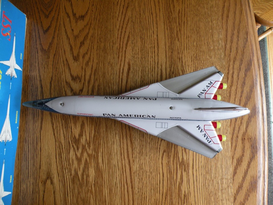 Vintage mid 1960's Daiya Pan Am Boeing 2707 SST Concorde Battery ...