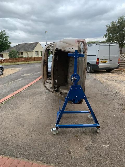 Heavy duty rollover jig rotisserie mobile fits any vehicle | eBay UK