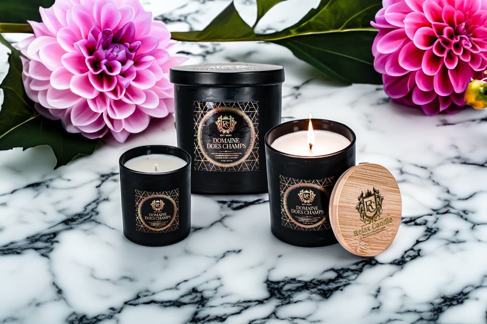 Domaine des Champs Red Velvet Luxury Scented Candles, High-End Candles ...