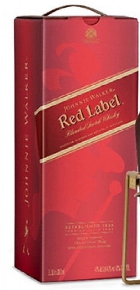 Collectible Memorabilia-Johnnie Walker Red Label 3L Empty Bottle with ...