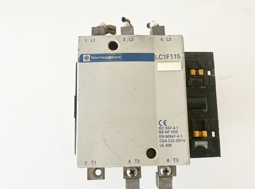 SCHNEIDER SQUARE D LC1 F115 115/120V Coil 3 Pole 600v 175A Contactor ...