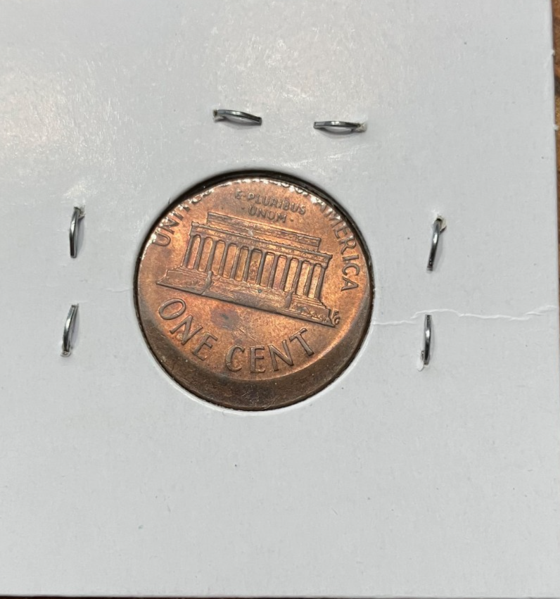 US Coin Error Lot- 6 pennies, 2 nickels. Off-center, clips, rotated ...