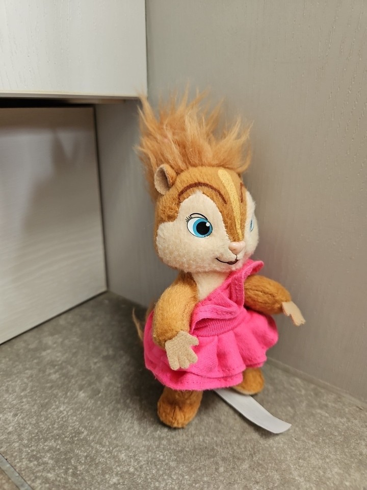 Brittany Plush Soft Toy. Alvin And The Chipmunks 3. Chipettes. 5" Pink ...