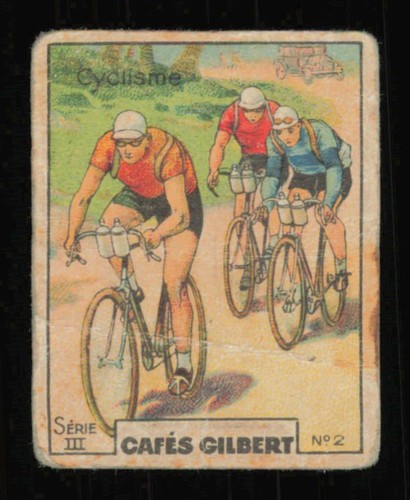 1936 Vintage Sport Card ~ Cycling ~ #2 Cafes Gilbert FRANCE | eBay