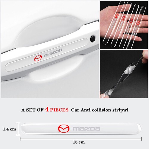 8pcs Invisible Car Door Handle Scratch Sticker Protector Film Decals ...