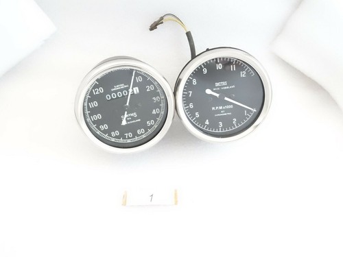 Replica Smith RPM Meter & Speedometer 0-120 Miles For Vintage Bikes BSA ...