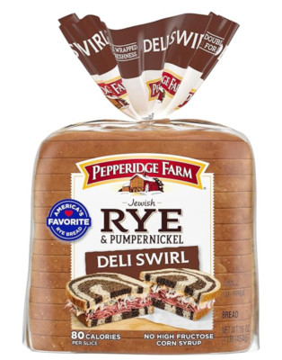 Pepperidge Farm Jewish Rye & Pumpernickel Deli Swirl Bread - 16oz | eBay