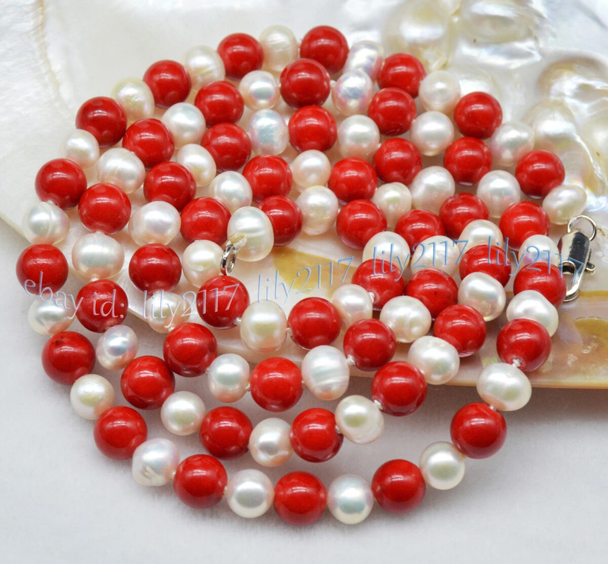 Natural Red Pearls