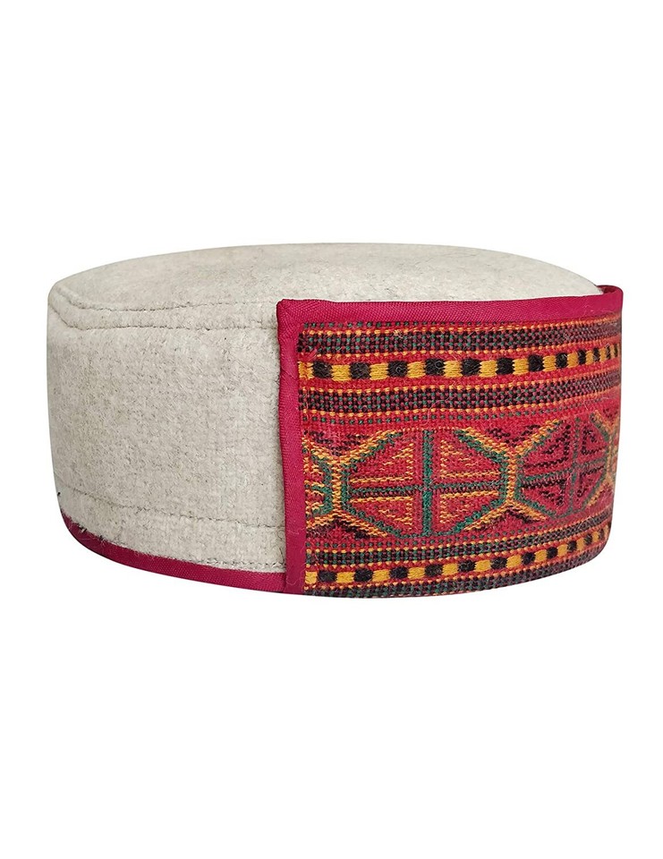 Men's Namaz Cap Muslim Namaz Topi/Prayer Cap Woolen Kullu Cap (Pack of ...