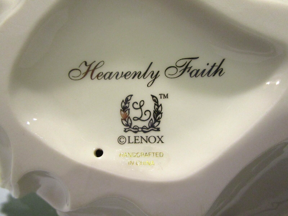 LENOX HEAVENLY FAITH ANGEL Figurine -- -- NEW in BOX with COA | eBay