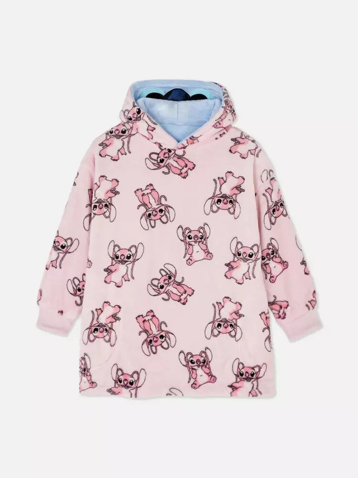 Kid’s Disney’s Lilo & Stitch Reversible Snuddie Hooded Snoodie Hoodie ...