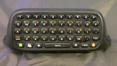 Xbox 360 Chatpad Keyboard Attachment OEM Black | eBay