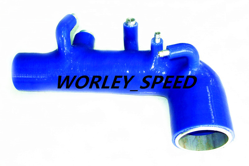Red Induction Intake Pipe For Aftermarket Subaru WRX/STi GDB/GDA 2000 ...