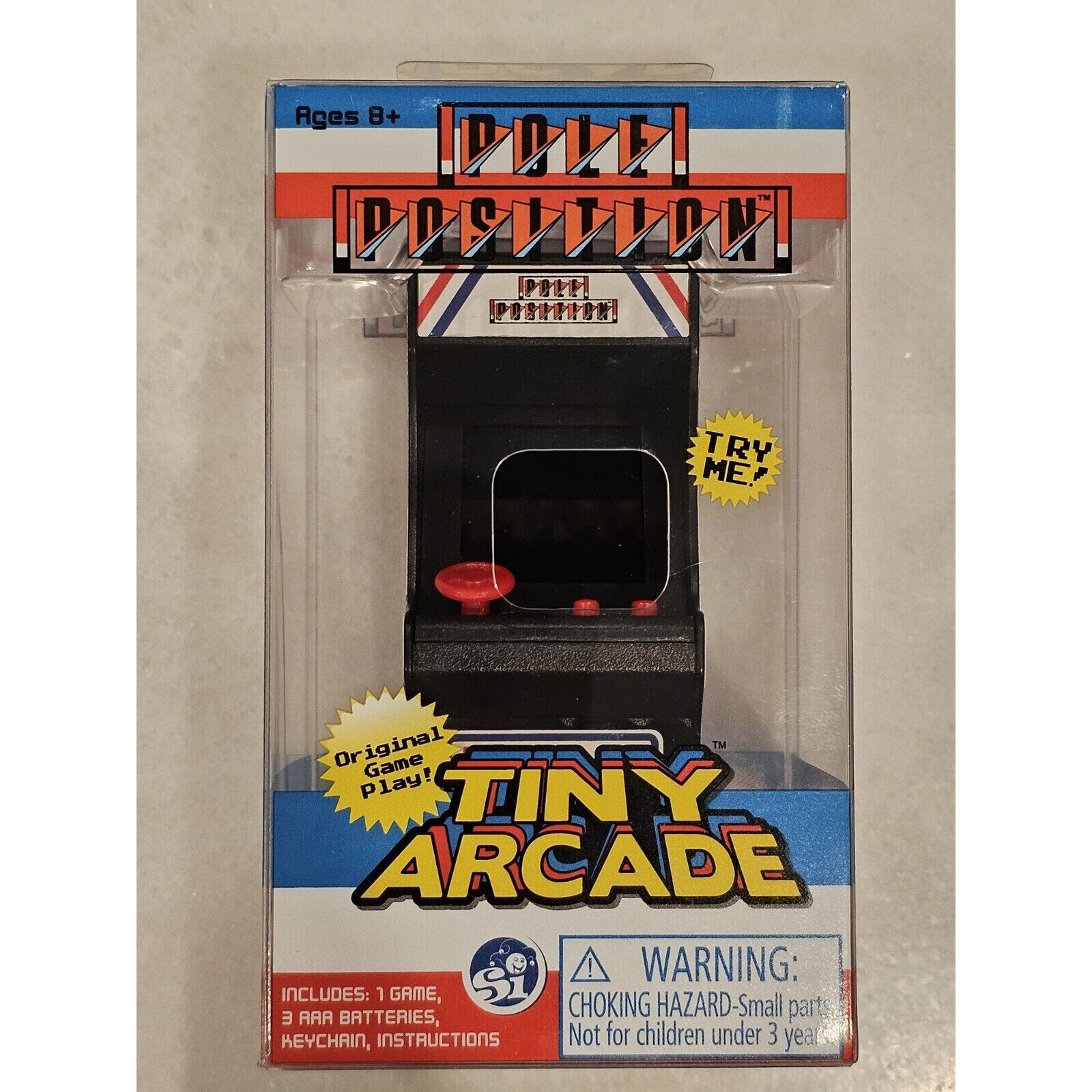 BRAND NEW! POLE POSITION Tiny Arcade Game Retro Mini Electronic Keychain