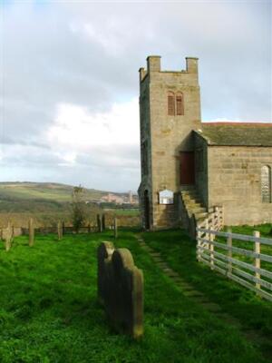 Photo 6x4 St. Nicholas' Church, Roxby Roxby/NZ7616 In the distance can ...