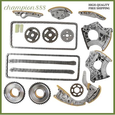 Timing Chain Kit For VW Audi S5 A6 A8 S8 Q7 C6 4H 4.2L 5.2L CAUA BVJ ...