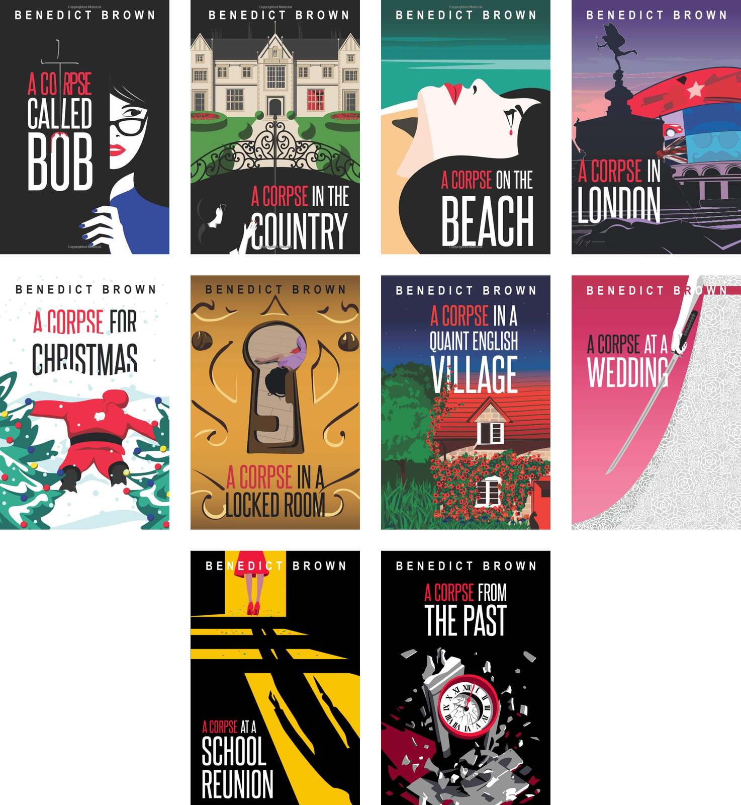 Benedict Brown The Izzy Palmer Mysteries 10-Book Paperback Collection ...