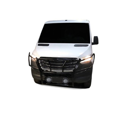 Black Horse RUGGED HD Grille Guard Modular BK w/5.3"LED Fits 07-09 ...