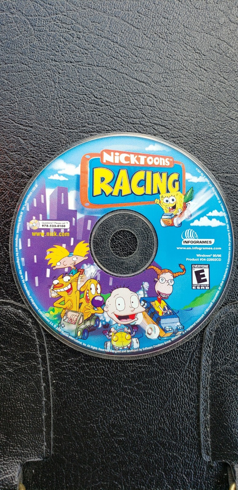 Nicktoons Racing-PC CD ROM-Infogrames-Rated E-disc only 76930996072| eBay