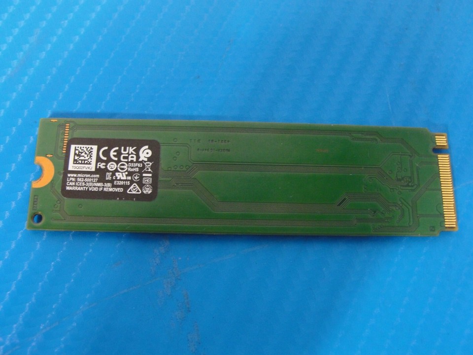 Micron 2450 1TB PCIe NVMe M.2 2280 Internal SSD MTFDKBA1T0TFK Solid ...