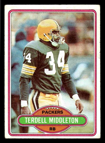 1980 Topps Terdell Middleton #127 - Green Bay Packers | eBay